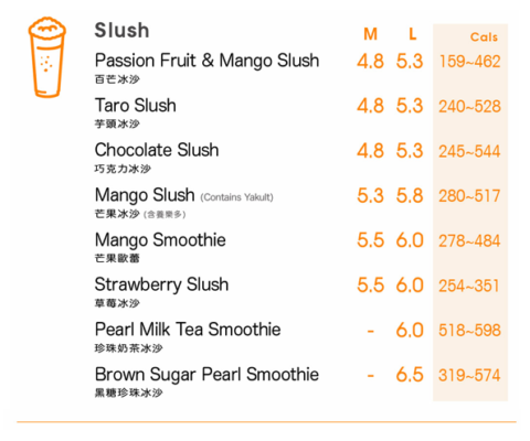 Menu | CoCo Fresh Tea & Juice Canada