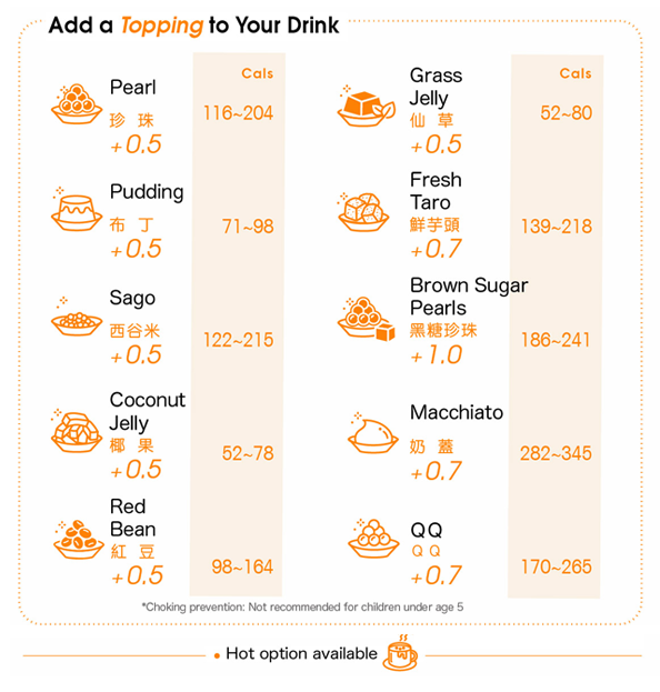 Menu | CoCo Fresh Tea & Juice Canada